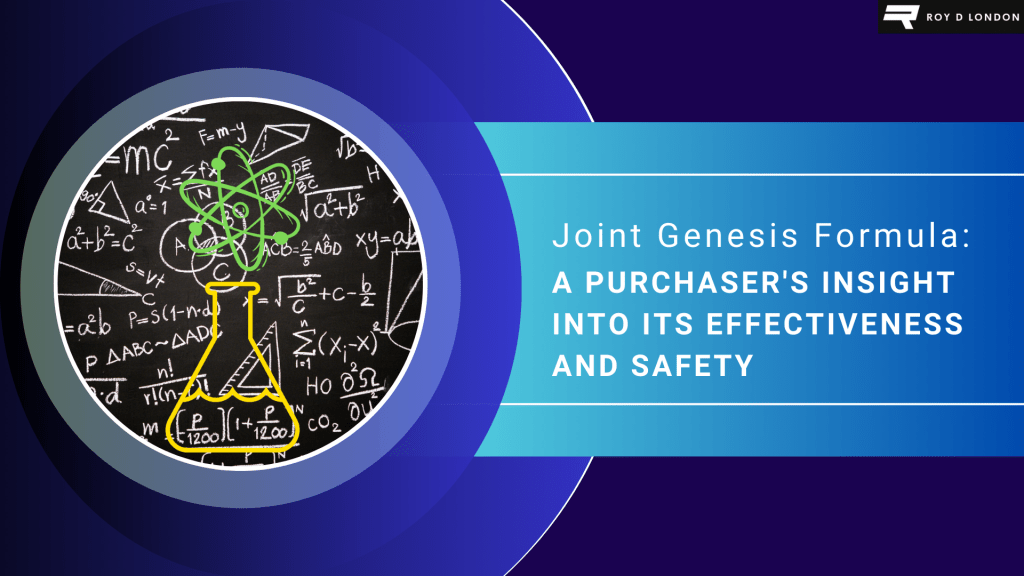 Joint Genesis Formula: An Insight into Its Effectiveness